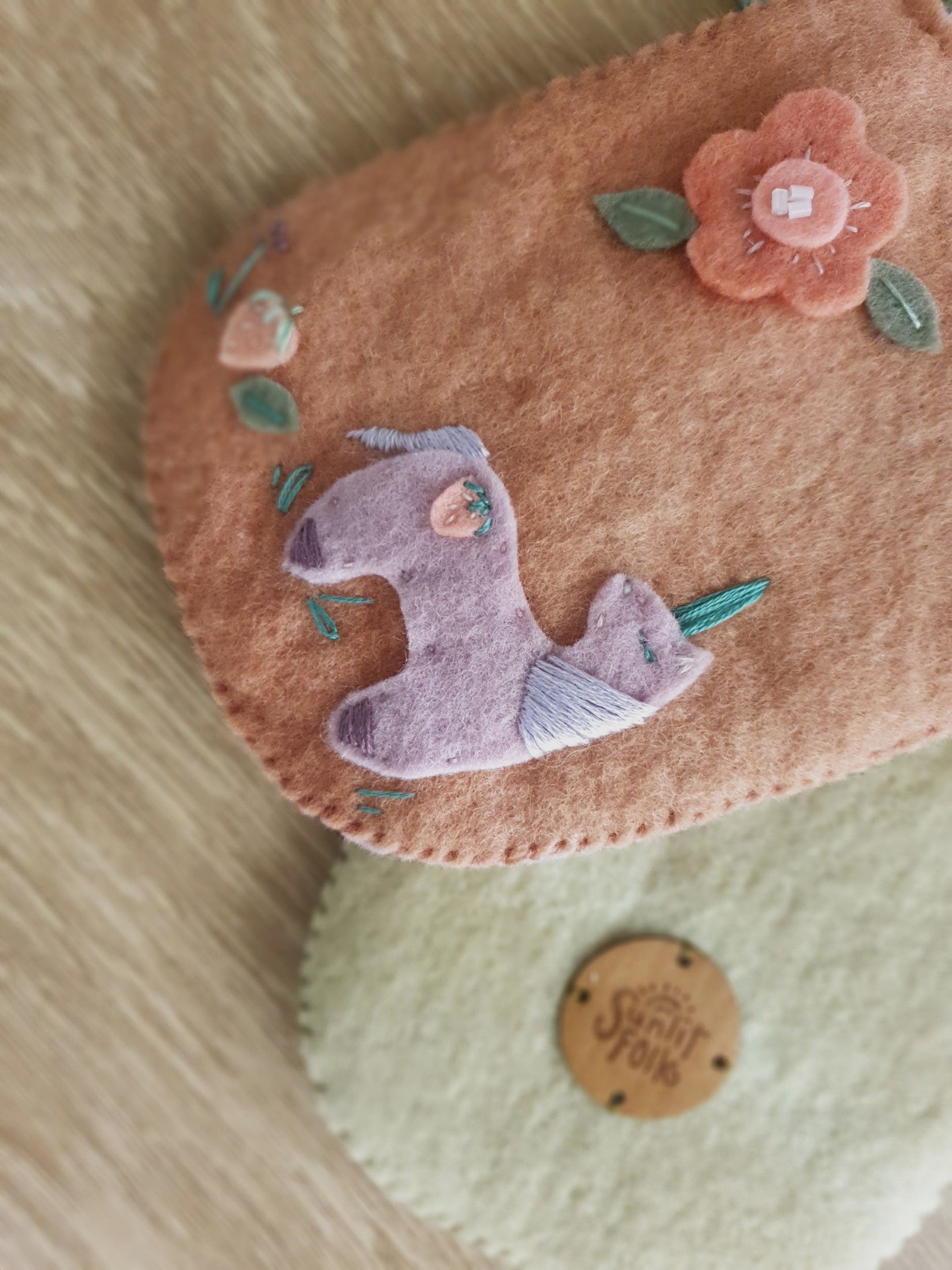 Felt Treasure Bags | Sunlit Folk